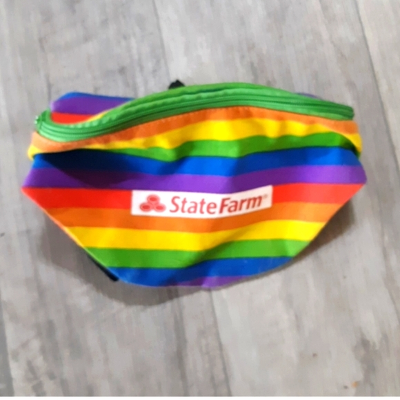 unbranded | Bags | Rainbow Retro Fanny Bag From State Farm Business ...